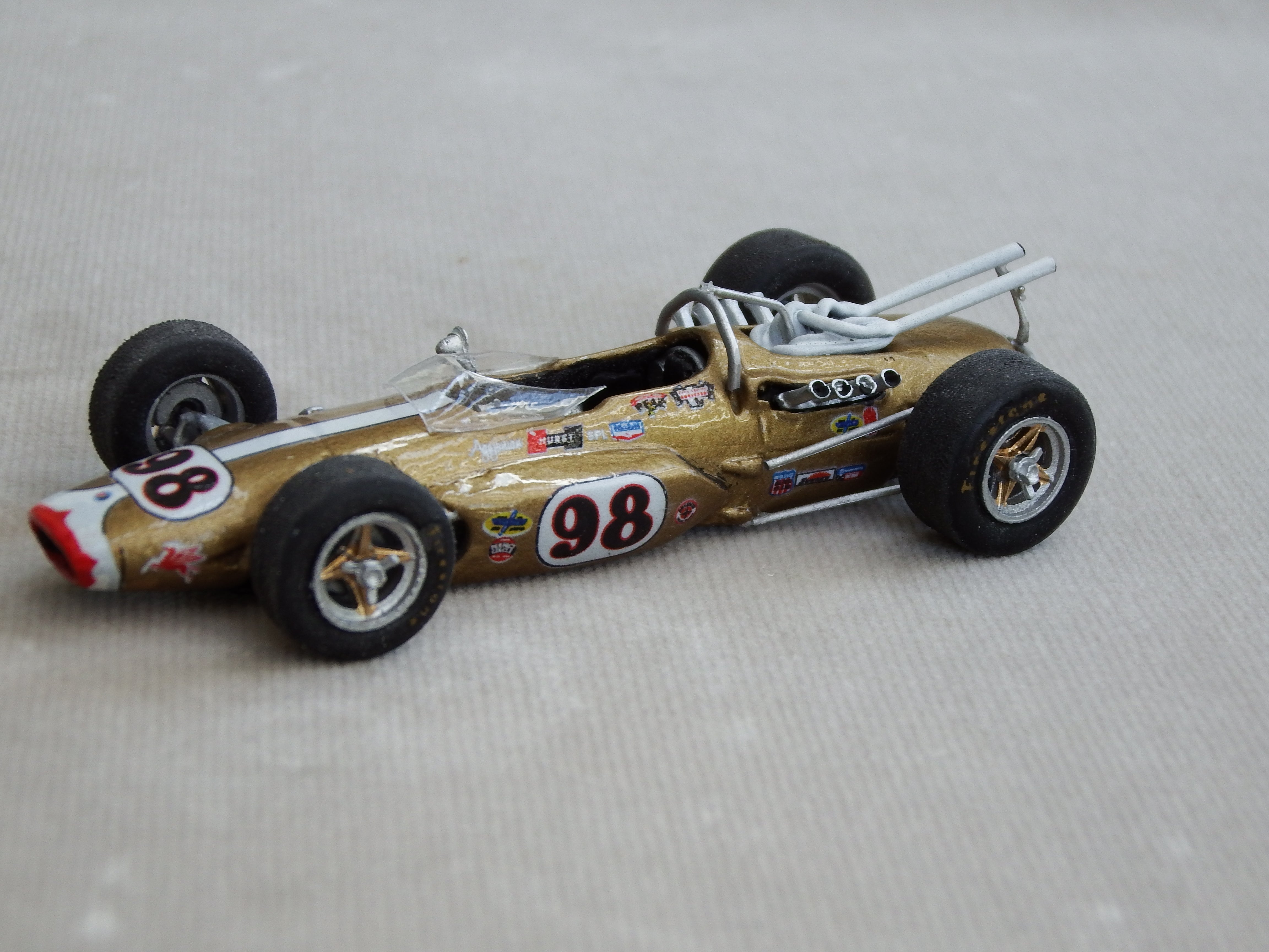 Agajanian Hurst Lotus, Indianapolis, 1965, Parnelli Jones – MA Scale Models