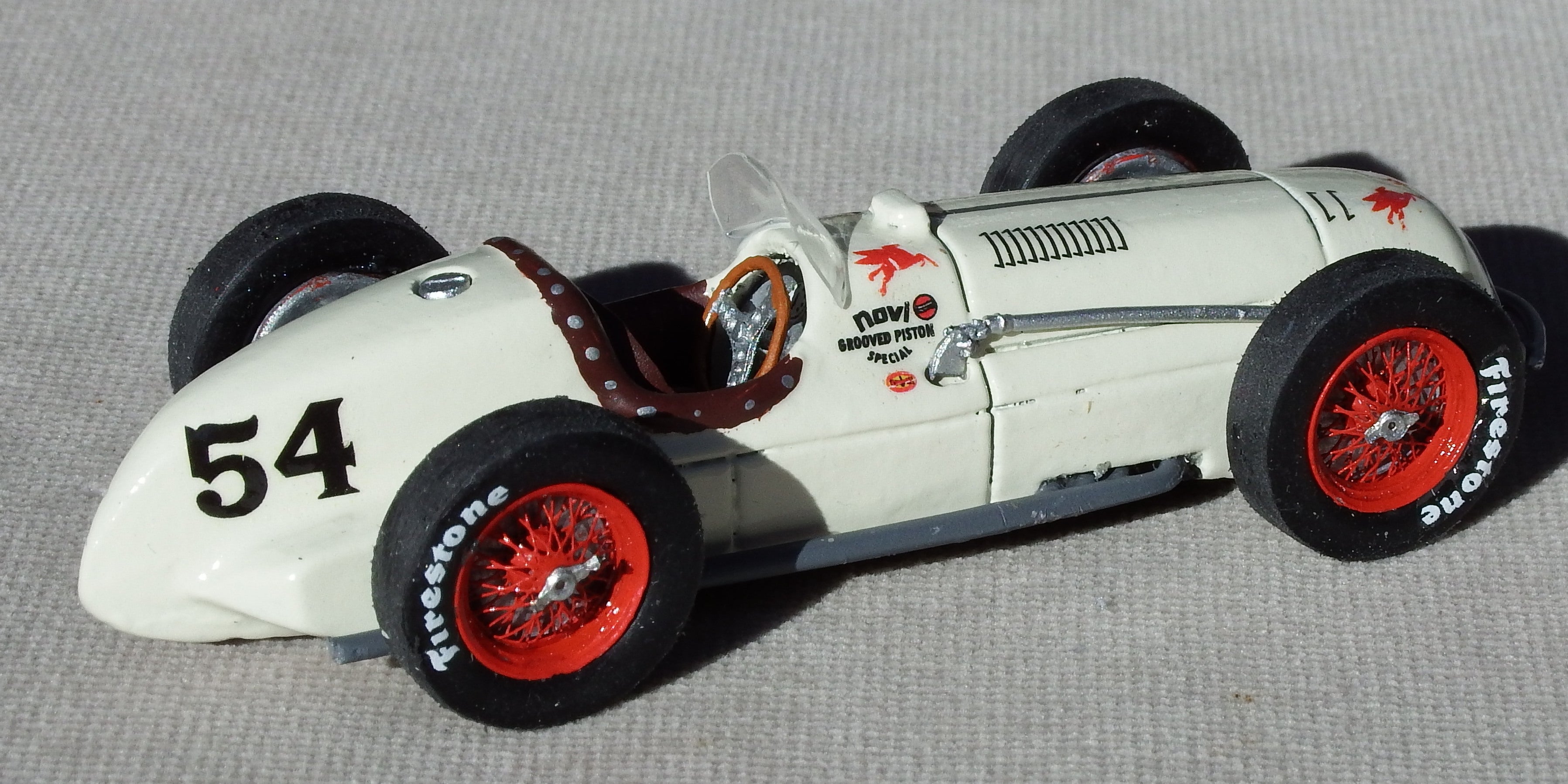 Novi, Grooved Piston Special, 1948, Indy, Duke Nalon – MA Scale Models