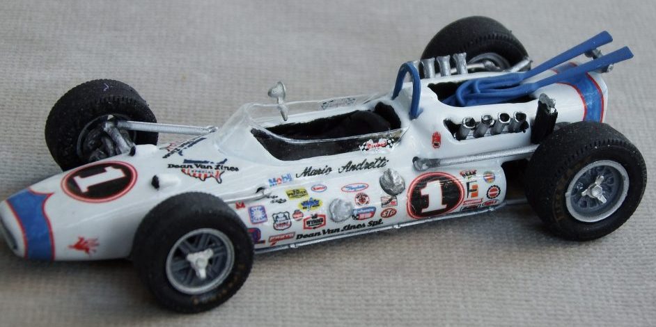 Brawner - Hawk, 1966, Indy, Mario Andretti – MA Scale Models