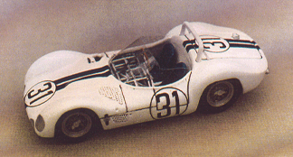Cunningham Maserati Tipo 60, Sebring 1961, Briggs Cunningham, Bill Kim ...